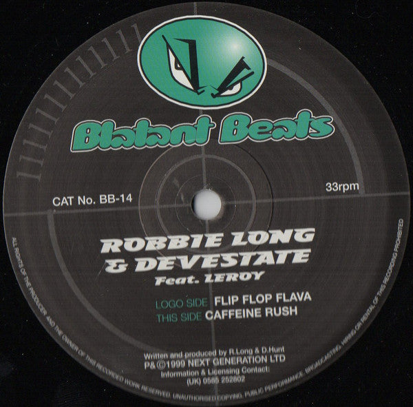 Flip Flop Flava / Caffeine Rush | Robbie Long & Devestate – IMO Records ...